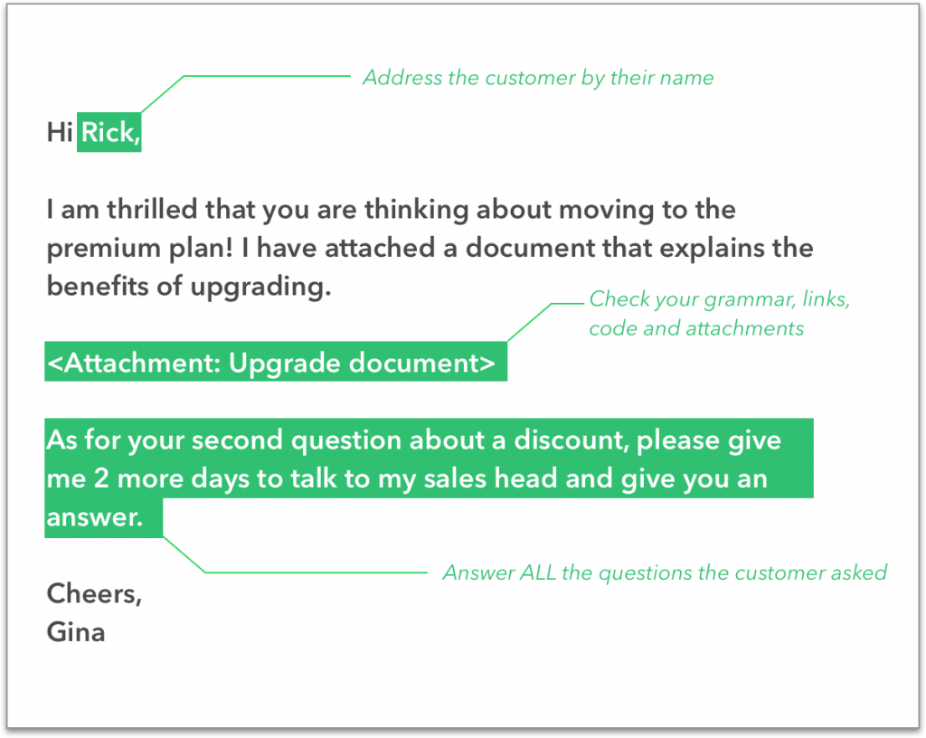 8 Tips To Write A Good Support Email Downloadable Email Templates 