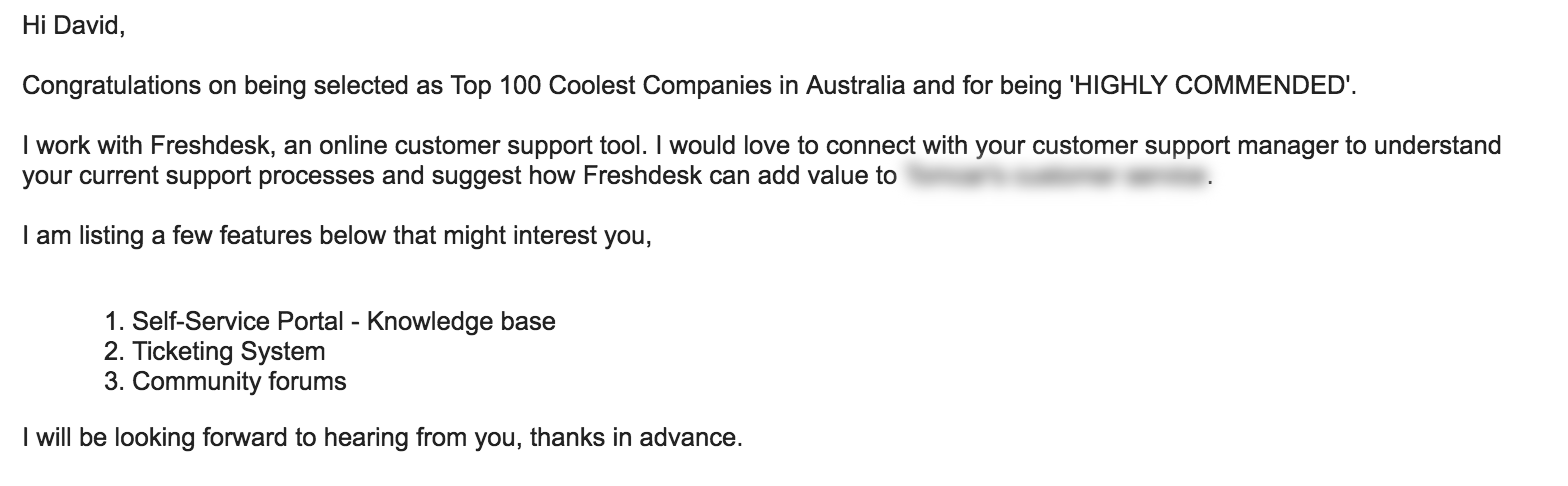 Cold Email Template 7 Cold Email Examples That Guarantee A Response