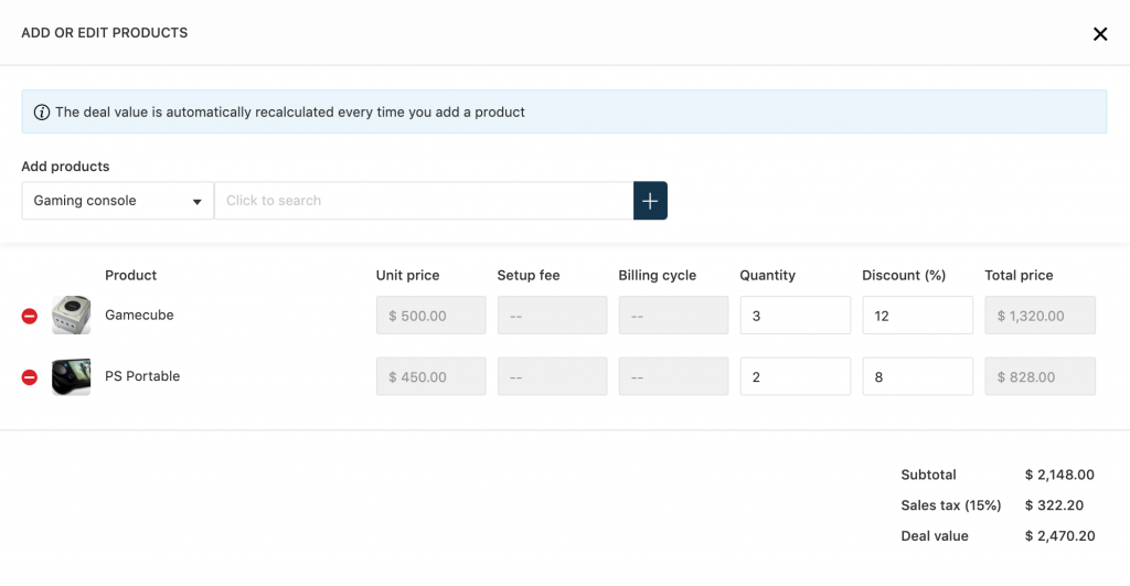 Manage Your Product Catalog Within Freshsales With the Products Module ...