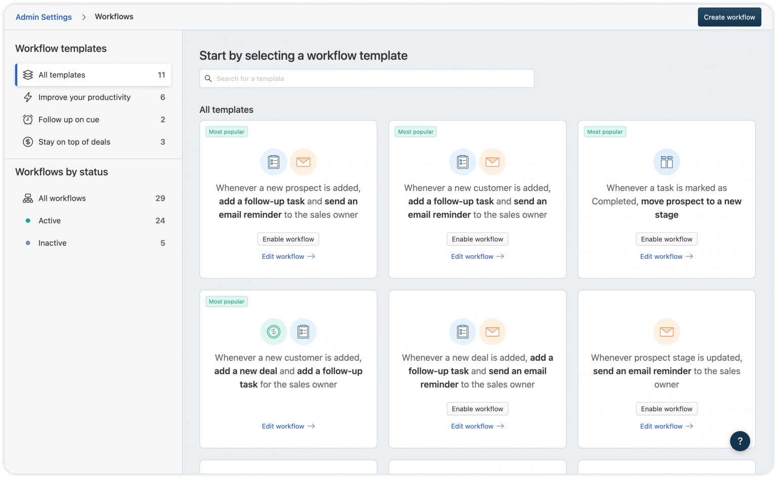Workflows 3.0—now with templates and advanced automation capabilities