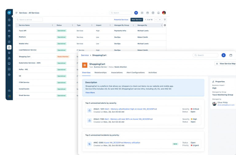 Adopt Service Oriented Operations with Freshservice Service Health ...