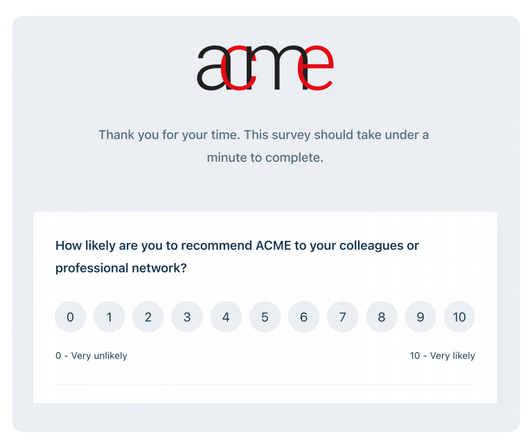 NPS Email Survey - Tips, Examples, Templates | Freshsurvey